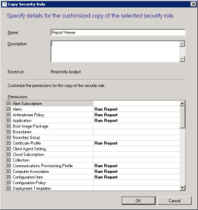 Create SCCM report viewer role | System Center Dudes