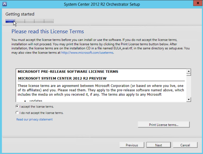 Orchestrator 2012 R2 Installation Guide