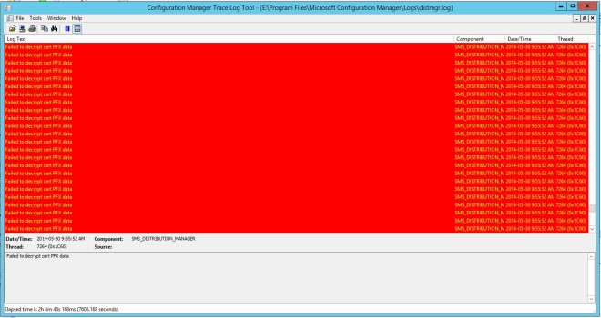 Sccm Distribution Point Failed To Decrypt Cert Pfx Data Error 3456