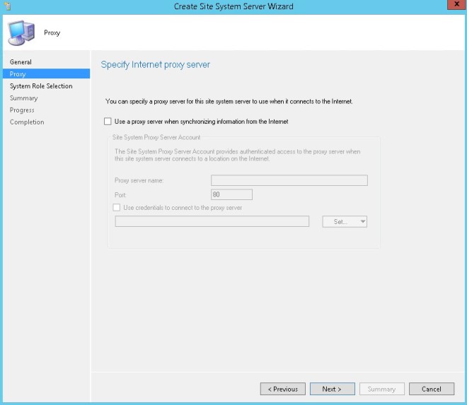 SCCM Distribution Point Installation