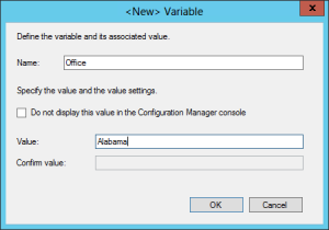 SCCM Collection variables in Task Sequences