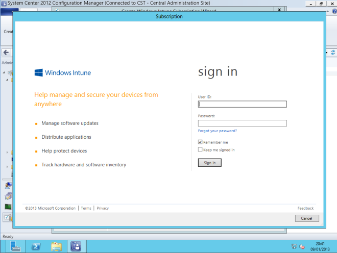 Configuring Sccm 2012 Intune Integration