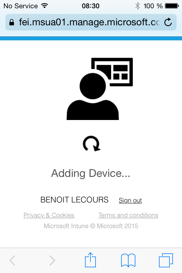 How to enroll an iOS device in SCCM