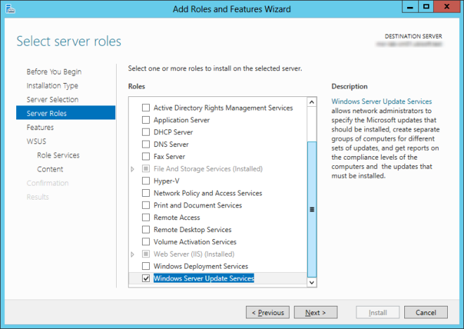 How to install Software Update Point in SCCM 2012 R2