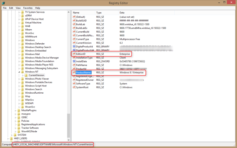 Change Windows Edition from Enterprise to Professional