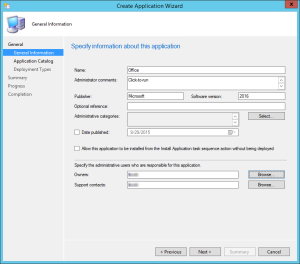 Deploy Office 2016 using SCCM 2012 - Click-to-Run Version