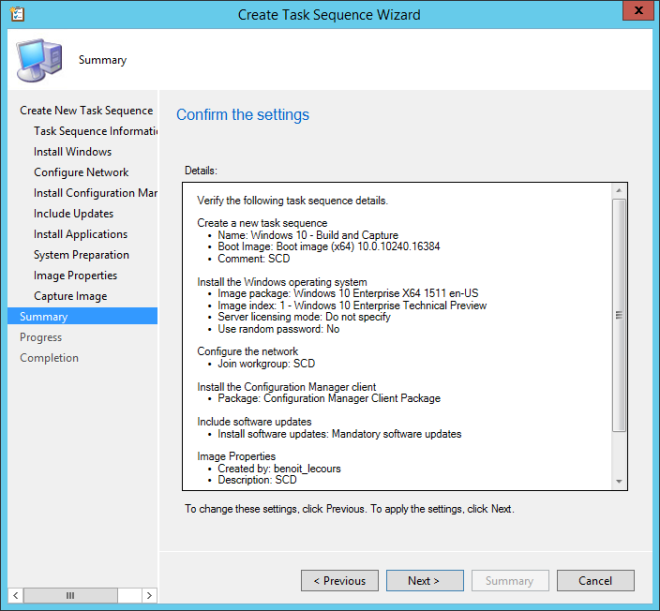 Windows 10 Deployment Create Sccm Windows 10 Build And Capture Task Sequence