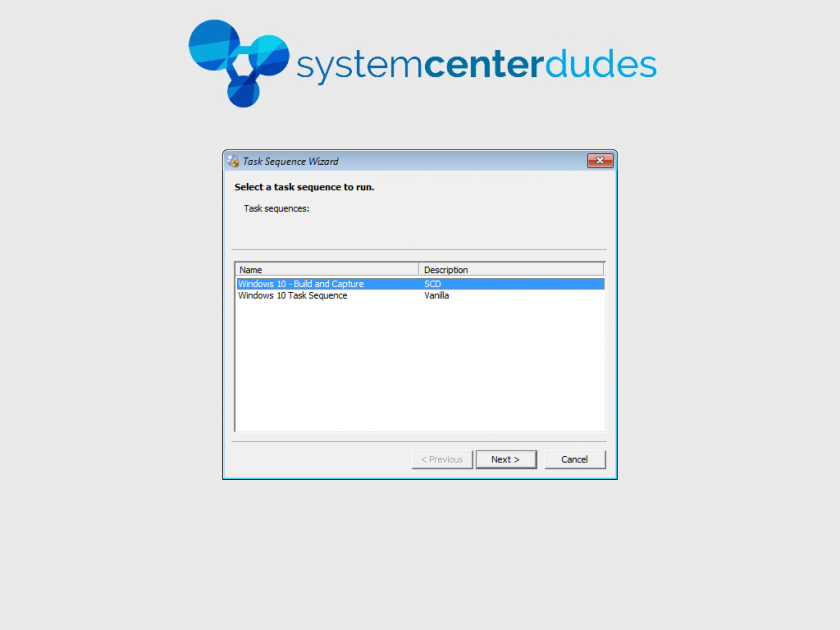 Windows 10 Deployment Create Sccm Windows 10 Build And Capture Task