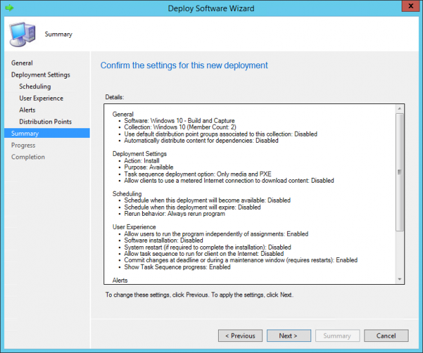 Windows 10 Deployment Create Sccm Windows 10 Build And Capture Task Sequence