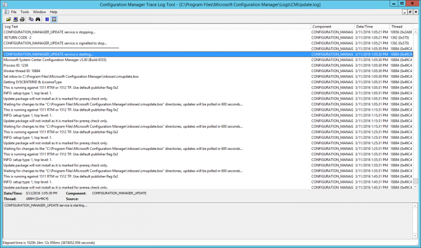 SCCM 1511 to SCCM 1602 Upgrade guide