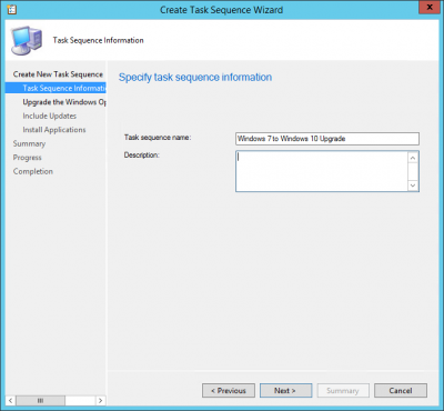Deploy Windows 7 to Windows 10 with SCCM Task Sequence Upgrade