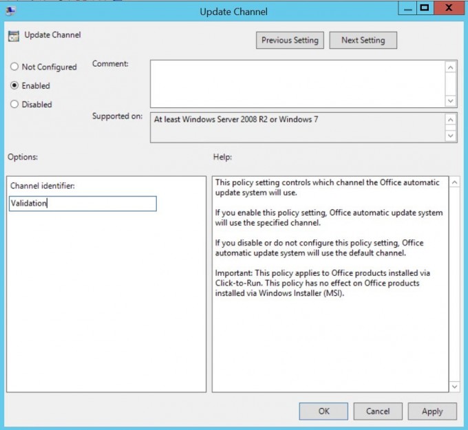 Managing Office 365 Updates with SCCM
