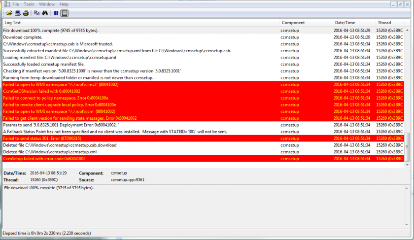 SCCM Client Installation Error Codes | System Center Dudes SCCM Client Installation Error Codes | System Center Dudes