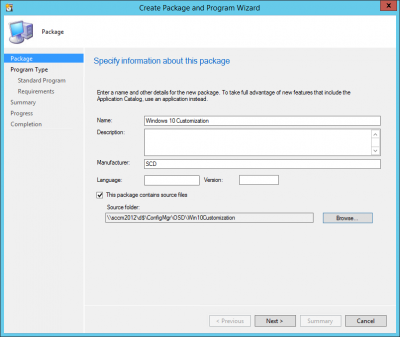 SCCM Windows 10 Customization using Task Sequences