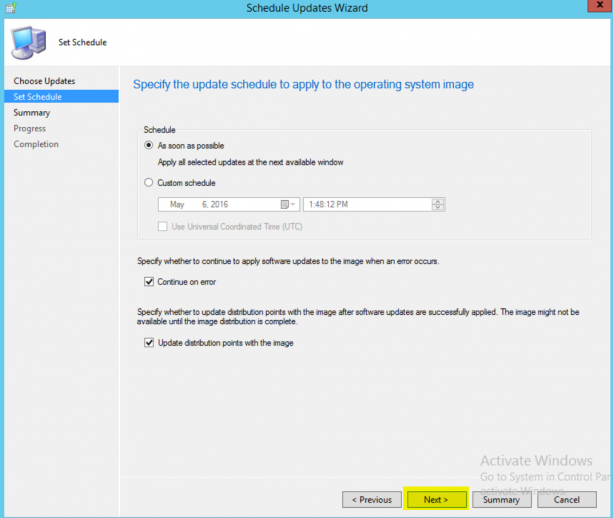 Inject Software Updates in your WIM using SCCM Offline Servicing ...
