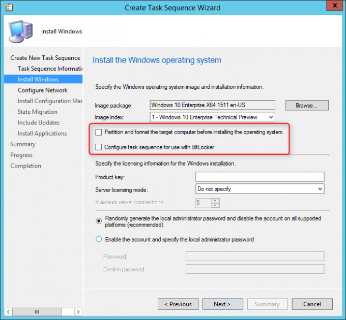 Refreshing a Windows 7 Computer to Windows 10 using USMT and SCCM