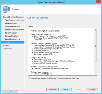 Refreshing a Windows 7 Computer to Windows 10 using USMT and SCCM - System Center Dudes