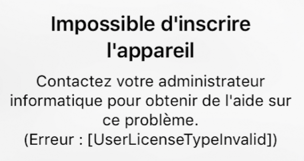 Intune Client | Error User License Type Invalid - System Center Dudes