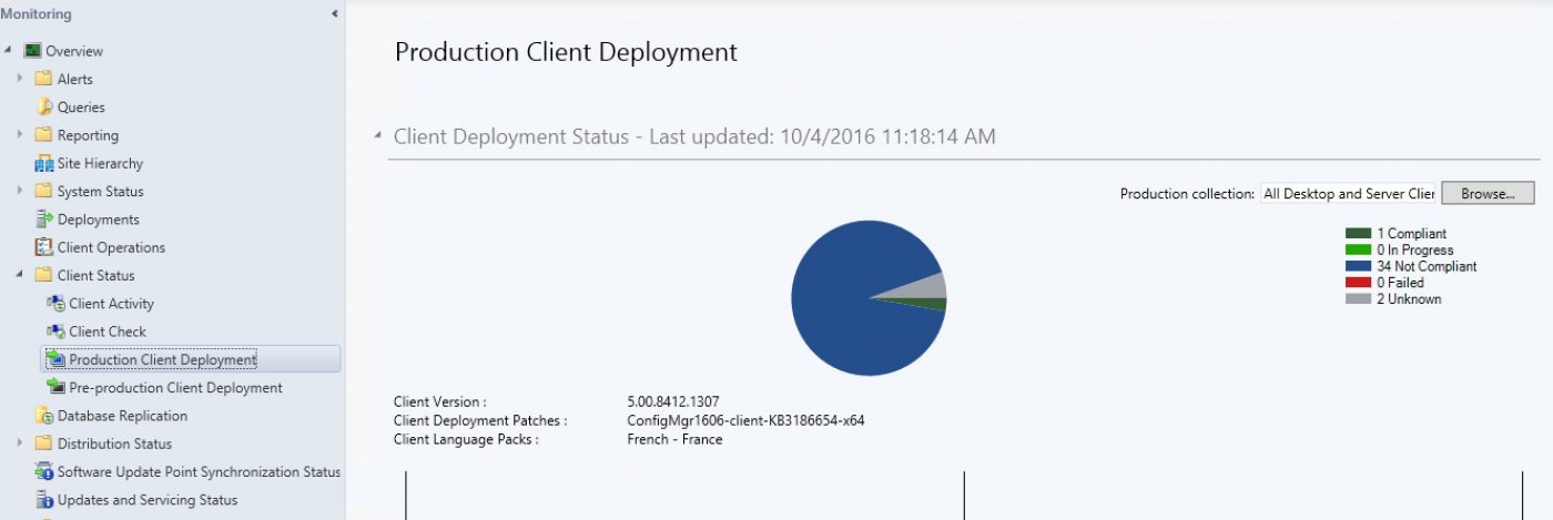 SCCM Pre-Production Client Deployment
