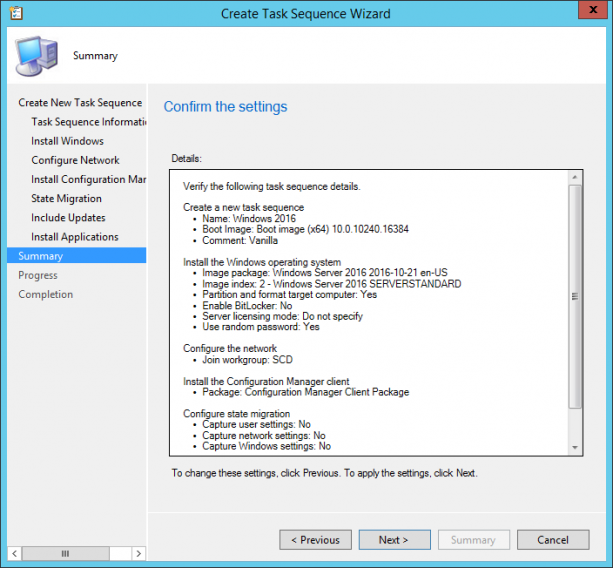 Deploy Windows 2016 using SCCM Task Sequence - System Center Dudes