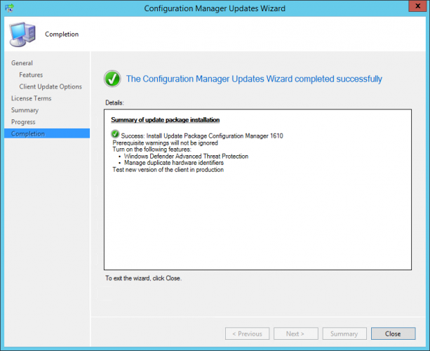 Step-by-Step SCCM 1610 Upgrade Guide