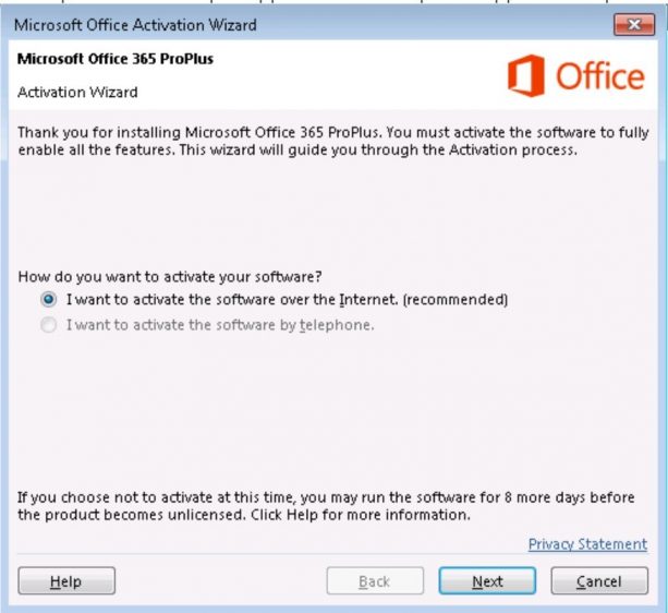 Office 365 2016 Activation Problem after Upgrade from Office 365 2013 - System Center Dudes