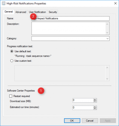 Configure High-Impact Task Sequence Settings in SCCM 1702 - System Center Dudes
