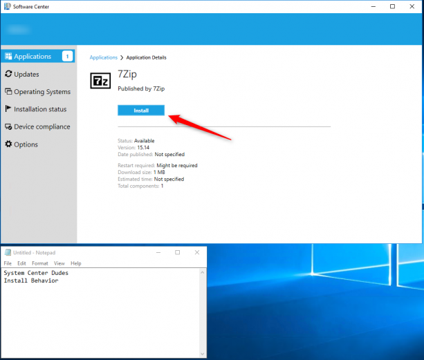 Enable and Configure SCCM Install Behavior for Applications - System Center Dudes