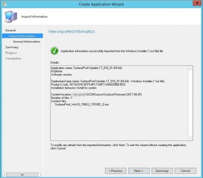Update Microsoft Surface Firmware using SCCM