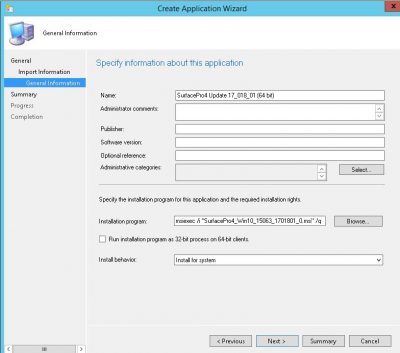 Update Microsoft Surface Firmware using SCCM