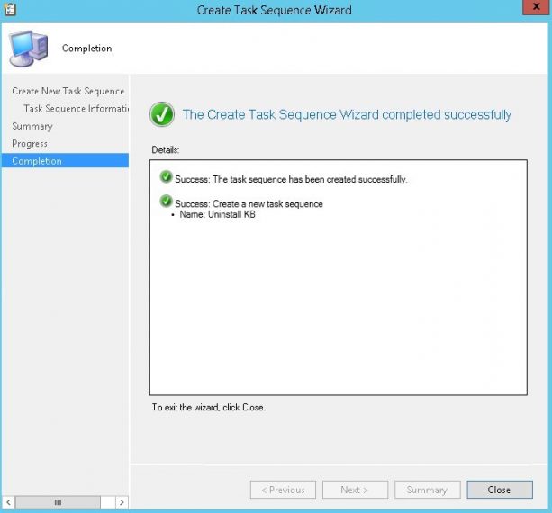Uninstall Windows Update using SCCM - System Center Dudes