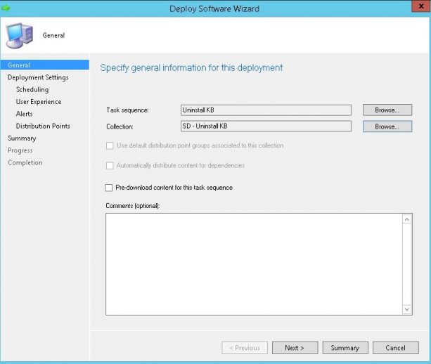 Uninstall Windows Update using SCCM - System Center Dudes