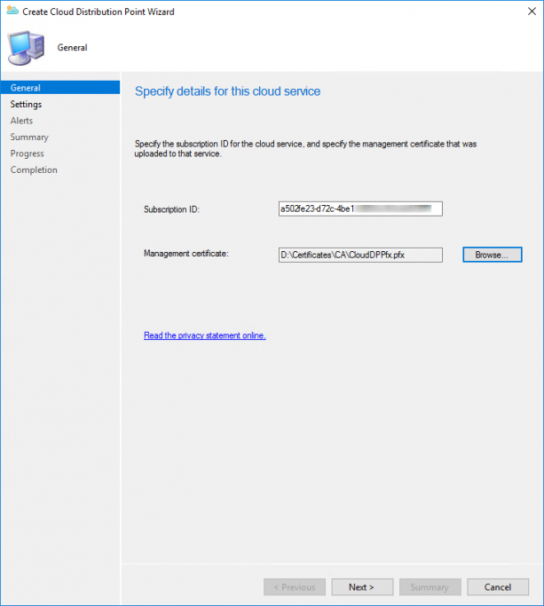 How to install an SCCM Cloud Distribution Point