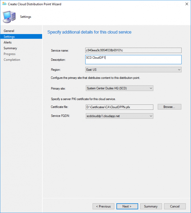 How to install an SCCM Cloud Distribution Point