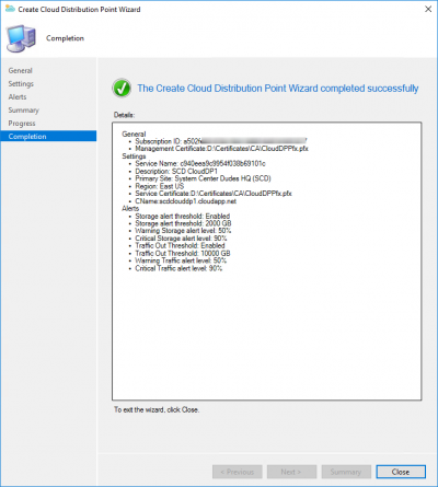 How to install an SCCM Cloud Distribution Point
