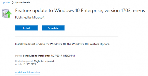 Upgrade Windows 1607 to Windows 1703 using SCCM Servicing Plans ...