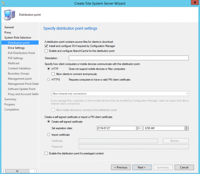 Installing an SCCM DP/MP/SUP in an untrusted domain
