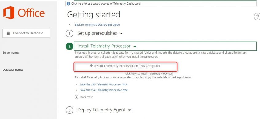 How to setup Telemetry Dashboard for Office 2016 - System Center Dudes