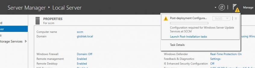 In-place OS upgrade for SCCM site server
