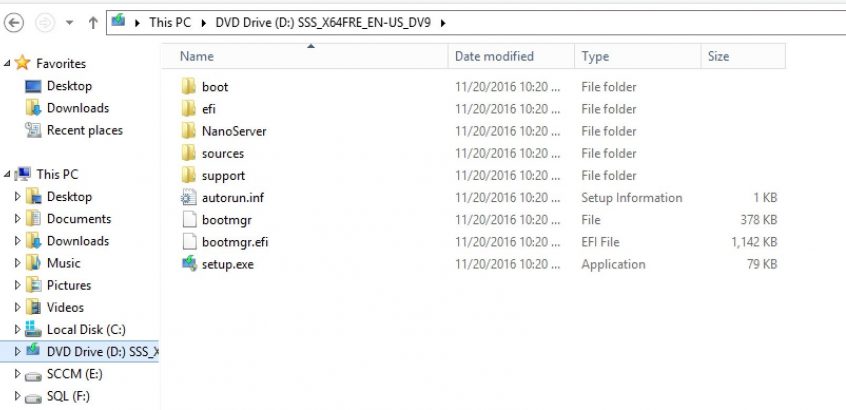 In-place OS upgrade for SCCM site server