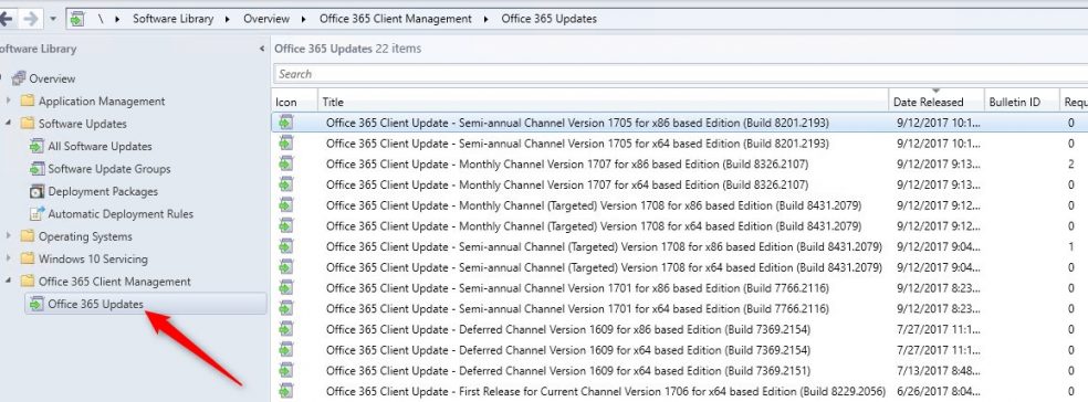Manage Office 365 Update using SCCM 1706 - System Center Dudes