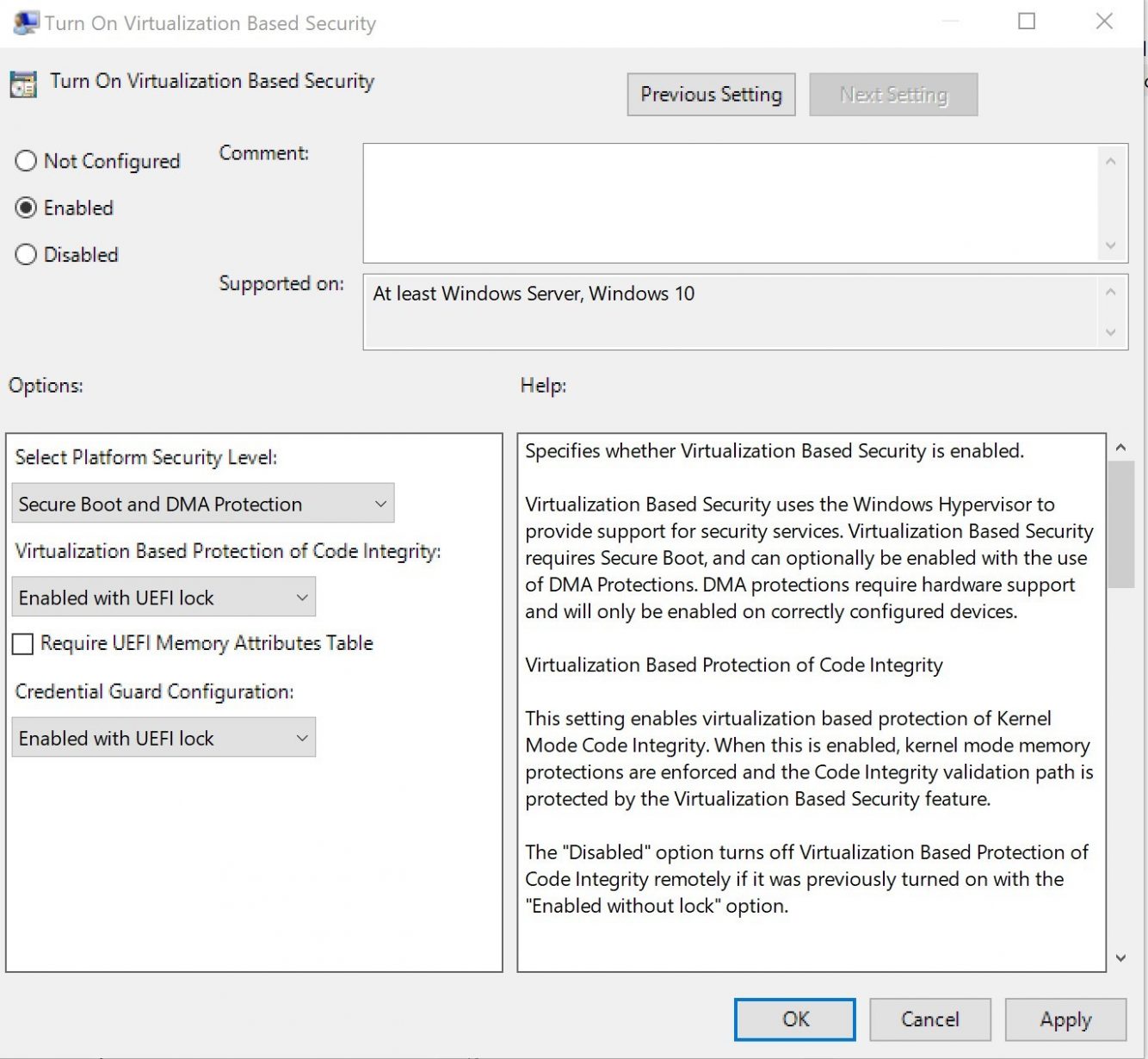 How to use the Windows 10 Security baseline | System Center Dudes