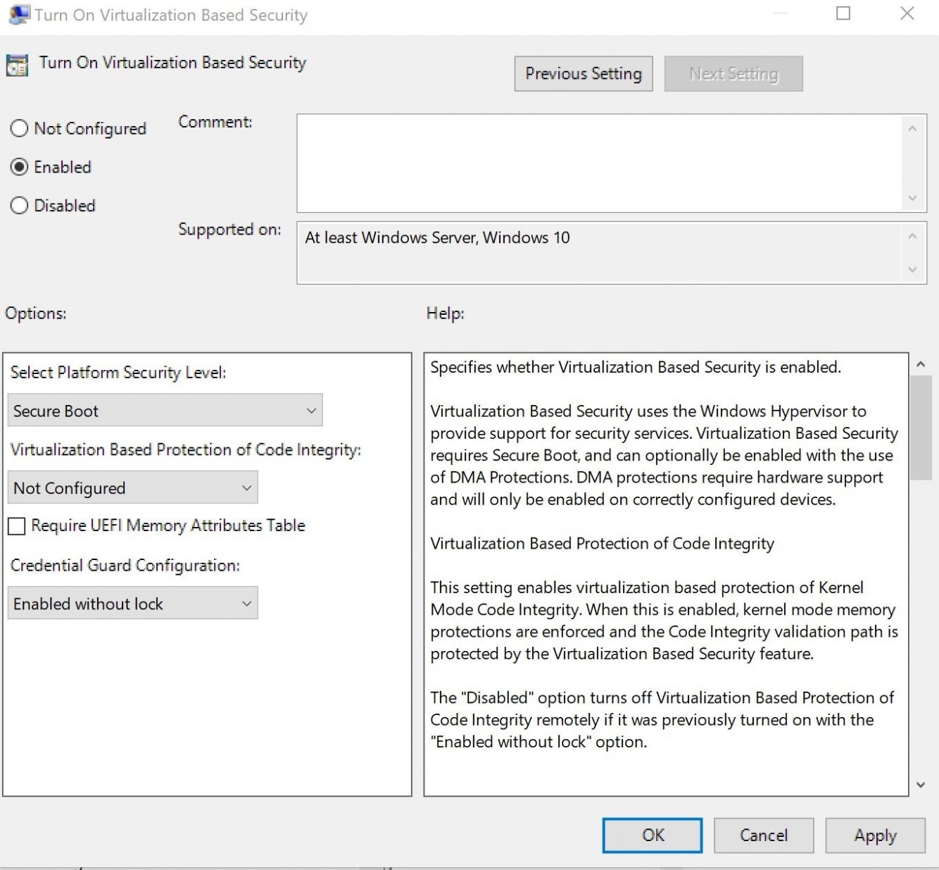 How to use the Windows 10 Security baseline | System Center Dudes