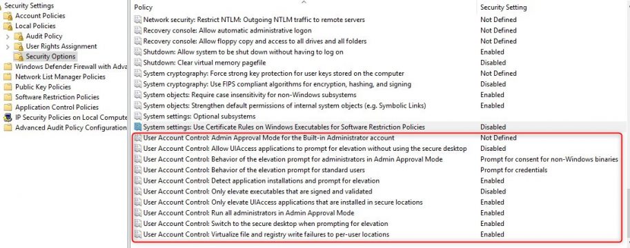 How to use the Windows 10 Security baseline | System Center Dudes