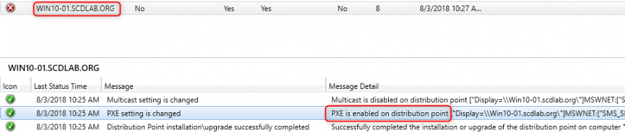 Enable SCCM PXE Without WDS on a Windows 10 computer