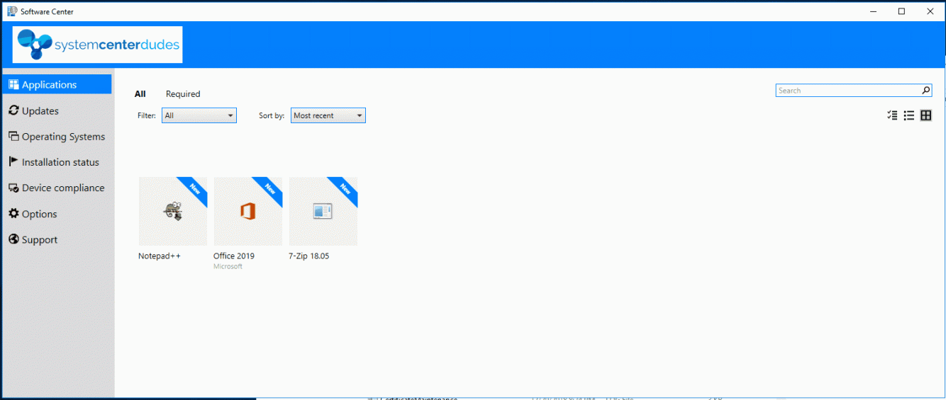 Repair Application from Software Center using SCCM 1810+ - System ...