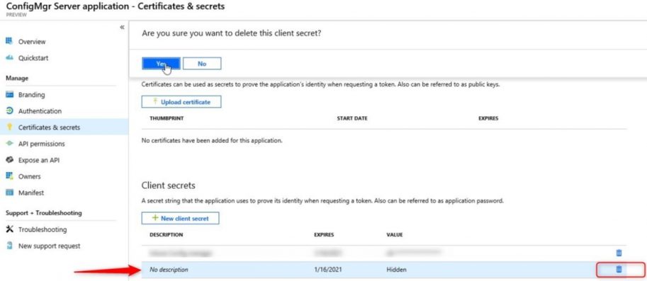 Failed to sign in to Azure error when configuring SCCM Cloud Management Gateway
