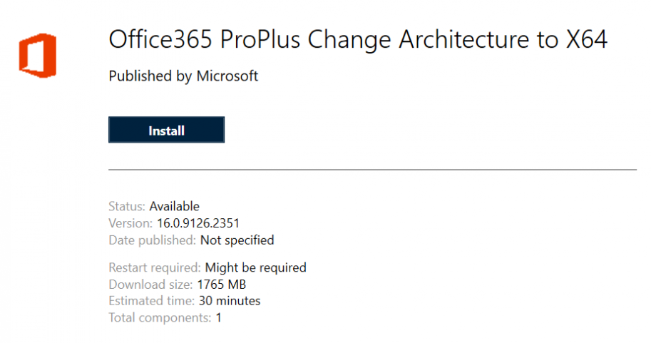 Migrate Office 365 Architecture from 32-bits to 64-bits using SCCM - System Center Dudes