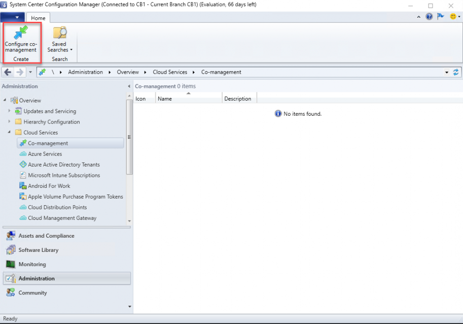 How to enable Co-Management in SCCM 1902