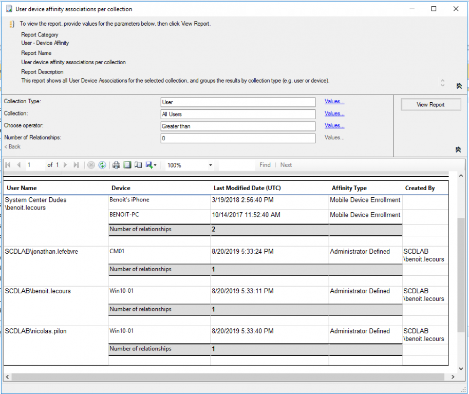 How To Identify Users And Primary Devices Using Sccm Report